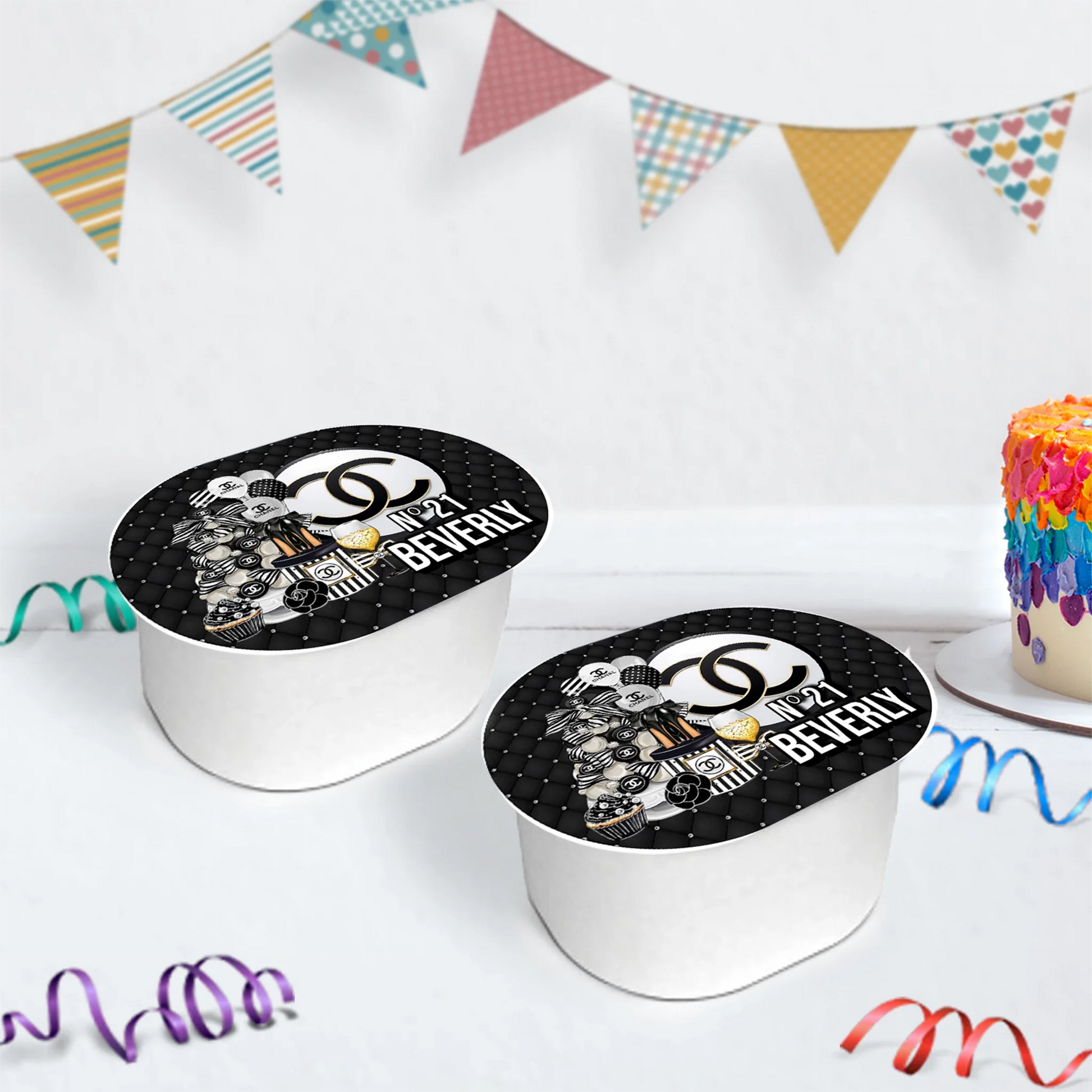 Chanel Inspired Mini Pringles Label Chic Party Style – PartyDaz