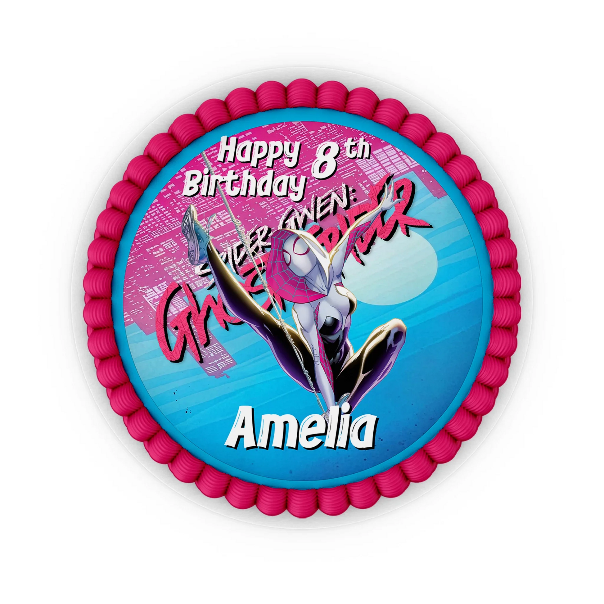 Spider-Woman Personalized Icing Sheet Cake Images – PartyDaz