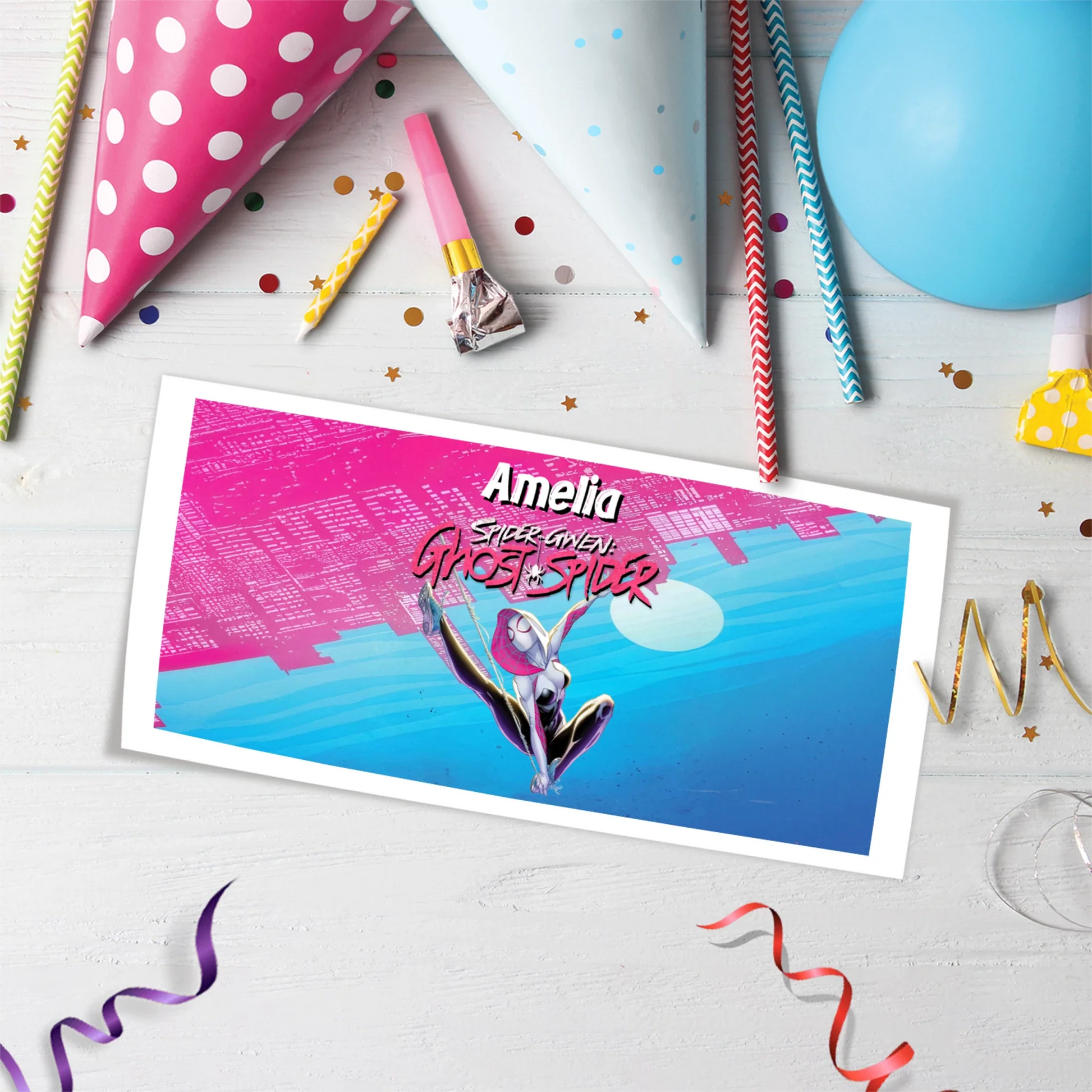 Best Spider-Woman Personalized Cake Strips Image – PartyDaz