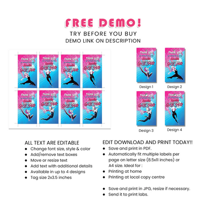 Spider-Woman Favor Tags Printable Set – PartyDaz