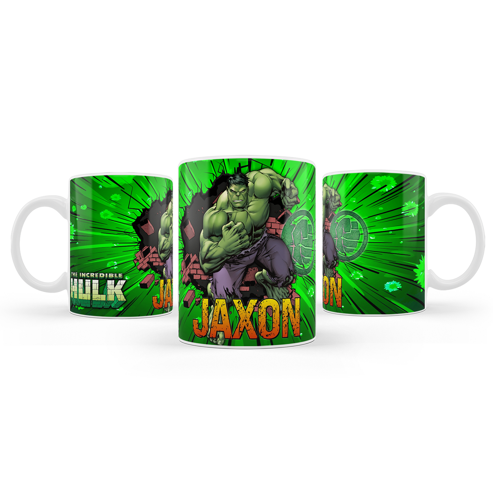 Incredible Hulk Sublimation Mug - Perfect for Superhero Fans – PartyDaz